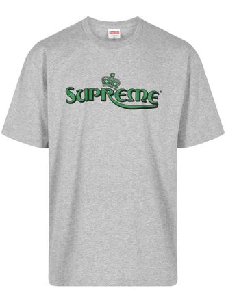 SUPREME t-shirt Club Crown en coton - Gris