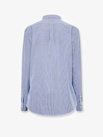 Polo Ralph Lauren Mens Shirt Stretch Cotton Blue