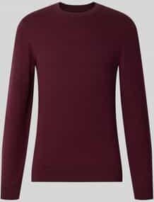 Mc Neal Strickpullover aus Baumwoll-Kaschmir-Mix mit Rundhalsausschnitt