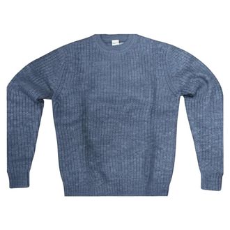 Aspesi Aspesi- Mohair Pullover in Sky Blue - Homme - Pulls - Bleu - Taille: XL