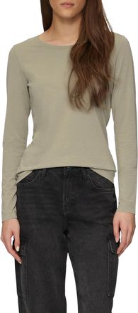 s.Oliver Longsleeve im Slim Fit aus Baumwollstretch