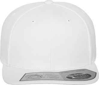Flexfit 110 Fitted Snapback Cap, Farbe Weiß, Größe One Size
