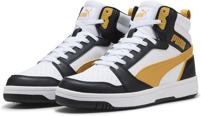 Puma Puma Rebound V6, Unisex Sneaker, Puma White-Archive Gold-Puma ...
