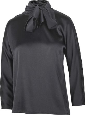 Jucca Femme, Blouses et Chemises, Noir, Taille: 34 FR Blouse en satin