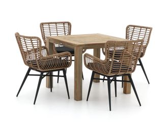 Intenso Furniture + 15 % Kassenrabatt | Intenso Asti/ROUGH-S 90 cm Gartenm&ouml;bel-Set 5-teilig