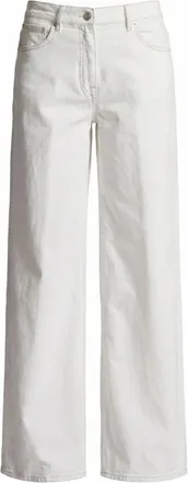 PESERICO Femme, Pantalons, Blanc, Taille: 36 FR Wide Pantalons
