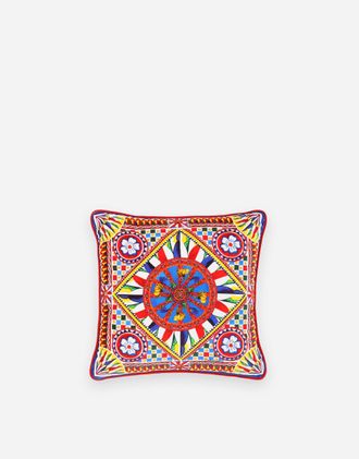 Dolce & Gabbana Velvet Cushion Small - Kleine Kissen Mehrfarbig Onesize