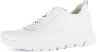 Gabor Damen Low-Top Sneaker, Frauen Halbschuhe,Best Fitting,Strassenschuhe,Sportschuhe,Freizeitschuhe,Turnschuhe,Laufschuhe,Weiss,40.5 EU / 7 UK