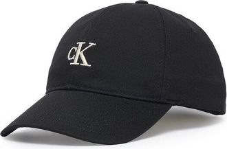 Calvin Klein Cap Monogram Embroidery Baseball Cap LV04G5002G Schwarz