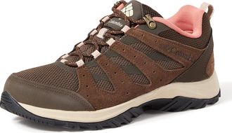 Columbia Redmond III WP wasserdichte Wanderschuhe für Damen, Braun (Cordovan x Dark Coral), 38.5 EU