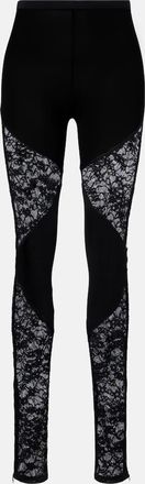 Nina Ricci Leggings mit Spitze