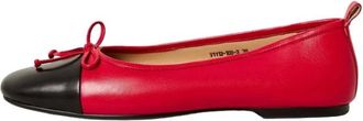 Cesare Gaspari Femme, Chaussures, Rouge, Taille: 41 EU Ballerines en cuir Mila