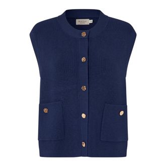 Masai Lossan Cardigan - - Jackets - Damen - Blau - XL