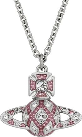 Vivienne Westwood Rachelle Bas Relief Anh&auml;nger Halskette - - Accessories - Damen - Rosa - ONE SIZE
