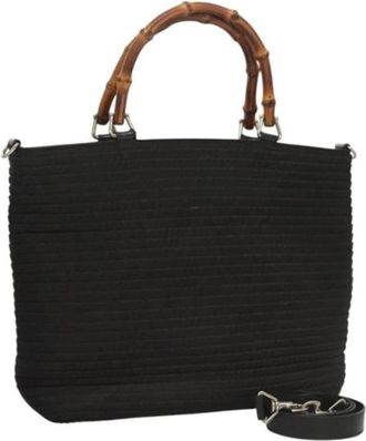 Gucci Pre-owned Toile sacs-gucci - Femme - Pre-owned - Noir - Taille: ONE Size