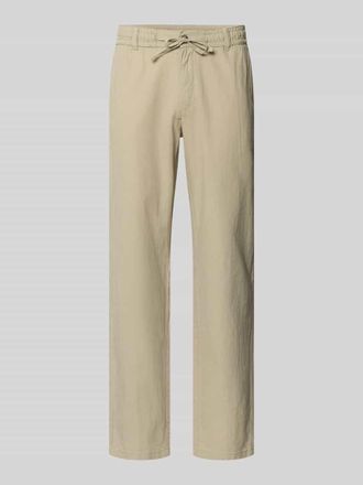 Lindbergh Hose aus Leinen-Baumwoll-Mix mit elastischem Bund