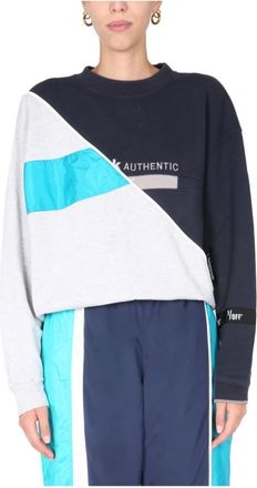 1/OFF 1/Off, Femme, Sweatshirts et sweats &agrave; capuche, Multicolore, Taille: 38 FR Remade Rebook Crew Neck
