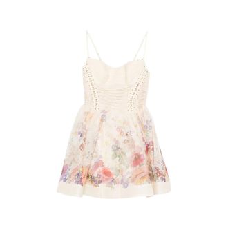 Zimmermann Floral Corset Mini Dress