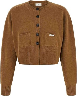 Elisabetta Franchi Cardigan - Marron