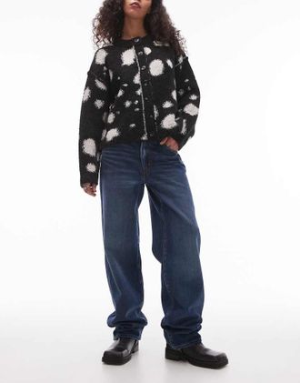 Levi's Jean dad baggy - Bleu fonc&eacute;-Bleu marine