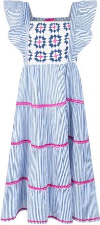 Place du Jour Femme, Robes, Bleu, Taille: 36 FR Robe Place du Soleil en crochet