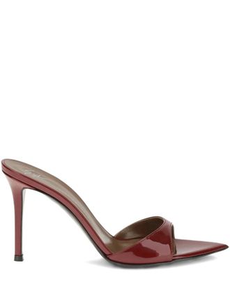 Giuseppe Zanotti Stiletto-Sandalen mit spitzer Kappe 90mm - Rot