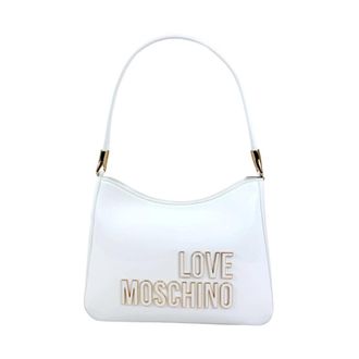 Love Moschino Pu Lucido Hobo - - Bags - Damen - Wei&szlig; - ONE SIZE