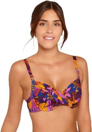 Livia Monte-Carlo Saskia D GAMBEY Haut de Bikini, Bleu Fonce, XL42D Femme