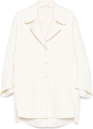 Ermanno Scervino Mantel aus Wolle - Wei&szlig;