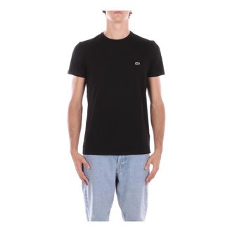 Lacoste Pima Baumwoll-T-Shirt - - Tops - Herren - Schwarzk - S
