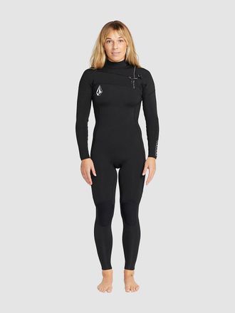 Volcom 3/2mm Chest Zip Full Combinaison noir