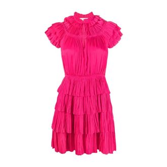 Ulla Johnson Elegantes Rosa Midi-Kleid - - Dresses - Damen - Rosa - M