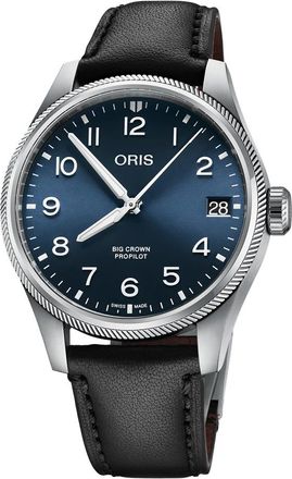 Oris Big Crown ProPilot Big Date 41mm Lederarmband Automatikuhr Blau Herrenuhr 01 751 7761 4065-07 6 20 08LC
