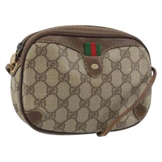 Gucci Sac bandouli&egrave;re en plastique Pre-owned - Femme - Pre-owned - Beige - Taille: ONE Size