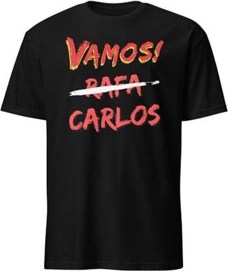 Generic T-shirt Carlos Alcaraz | T-shirt Tennis | T-shirt Alcaraz | Cadeaux de tennis | Tennis danniversaire | T-shirt Carlos, noir, Taille S