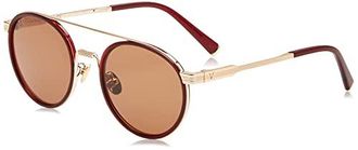 Police SPLC48 Sunglasses, Bordeaux Scuro LUCIDO, 51 Unisex