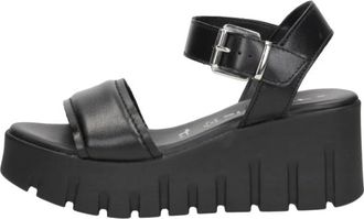 Tamaris Femme, Chaussures, Noir, Taille: 38 EU Sandalen Plat