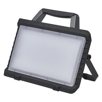 Osram VAL BAT PANEL LED-Worklight, dunkelgrau/schwarz, 30W, 2400lm, kaltwei&szlig;e Lichtfarbe, batteriebetrieben, USB-Ladefunktion dank integrierter Power Bank, 