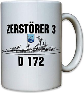 Copytec Zerstörer 3 D172 Fletcher Klasse Marine Bundeswehr Bundesmarine Tasse 12487