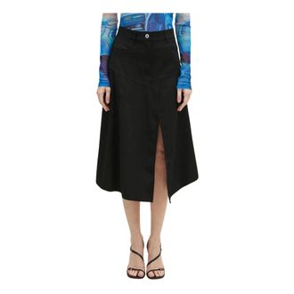 J.W.Anderson Patchwork A-Linien-Midirock - - Skirts - Damen - Schwarzk - S