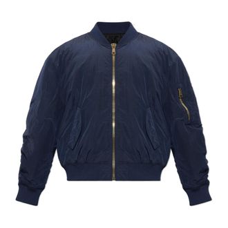 Balmain Bomber Jacket - Homme - Vestes - Bleu - Taille: 2XL