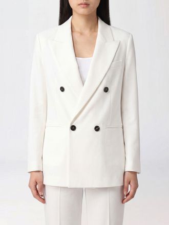 Circolo 1901 Blazer court crois&eacute; en coton stretch coupe slim