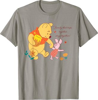 Disney Winnie the Pooh & Piglet Family Trip Vacation 2025 T-Shirt