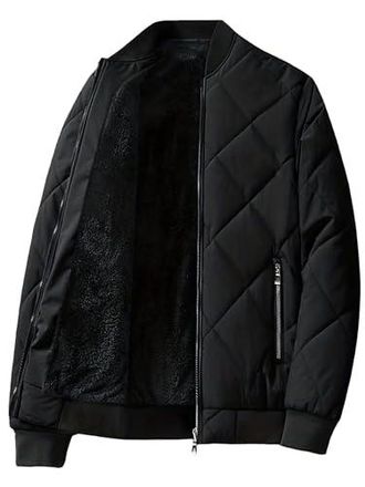 Generic Manteau polaire décontracté à fermeture éclair de couleur unie pour hommes, style universitaire, vêtements dextérieur pour sports de plein air avec po