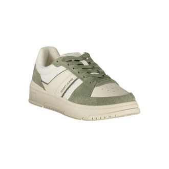 Tommy Hilfiger Colorblock Leather Sneaker - White