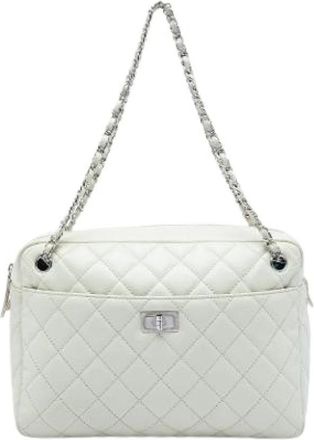 Chanel Sac bandouli&egrave;re Reissue Pre-owned - Femme - Pre-owned - Blanc - Taille: ONE Size