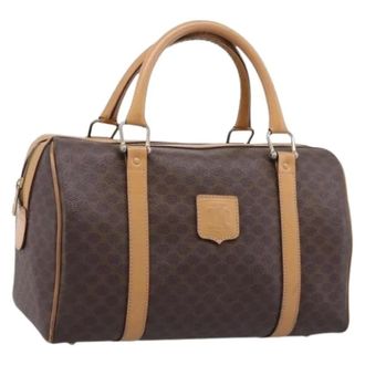Celine Pre-owned Boston Bag - Femme - Pre-owned - Brun - Taille: ONE Size