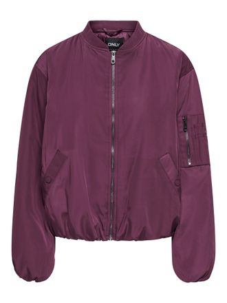 Only Damen Onladel Life Oversized Bomber Cc OTW, Mauve Wine, x_l