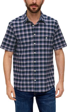 s.Oliver Kurzarmhemd mit Karomuster