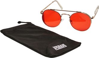 Urban Classics Unisex Sonnenbrille, Modern, Gold/Red, Einheitsgr&ouml;&szlig;e
